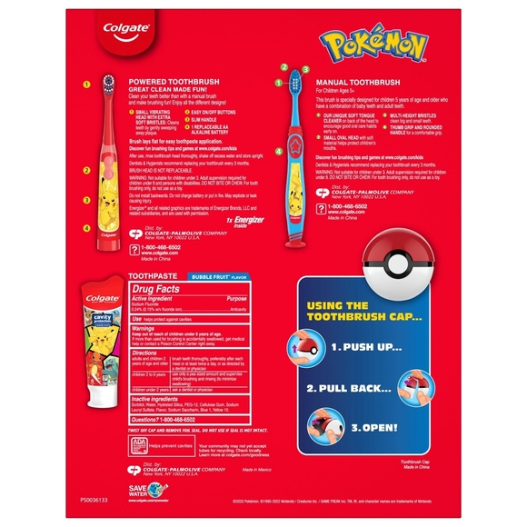 colgate | Bath, Skin & Hair | Nib Colgate Kids Pokemon Gift Set Powered ...